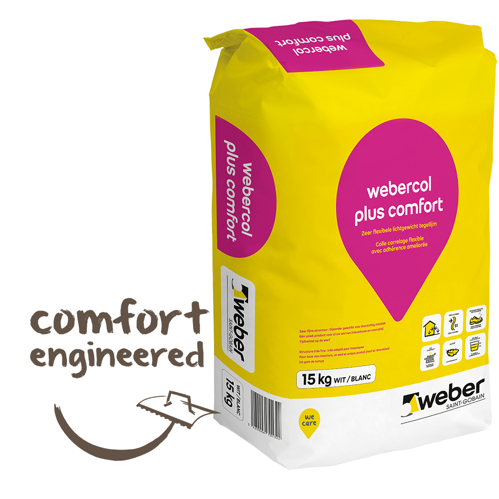 Comfort engineered | webercol plus comfort